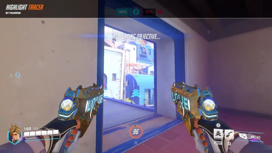 since yall love midair stickies, heres one on a mercy valking | Scrolller