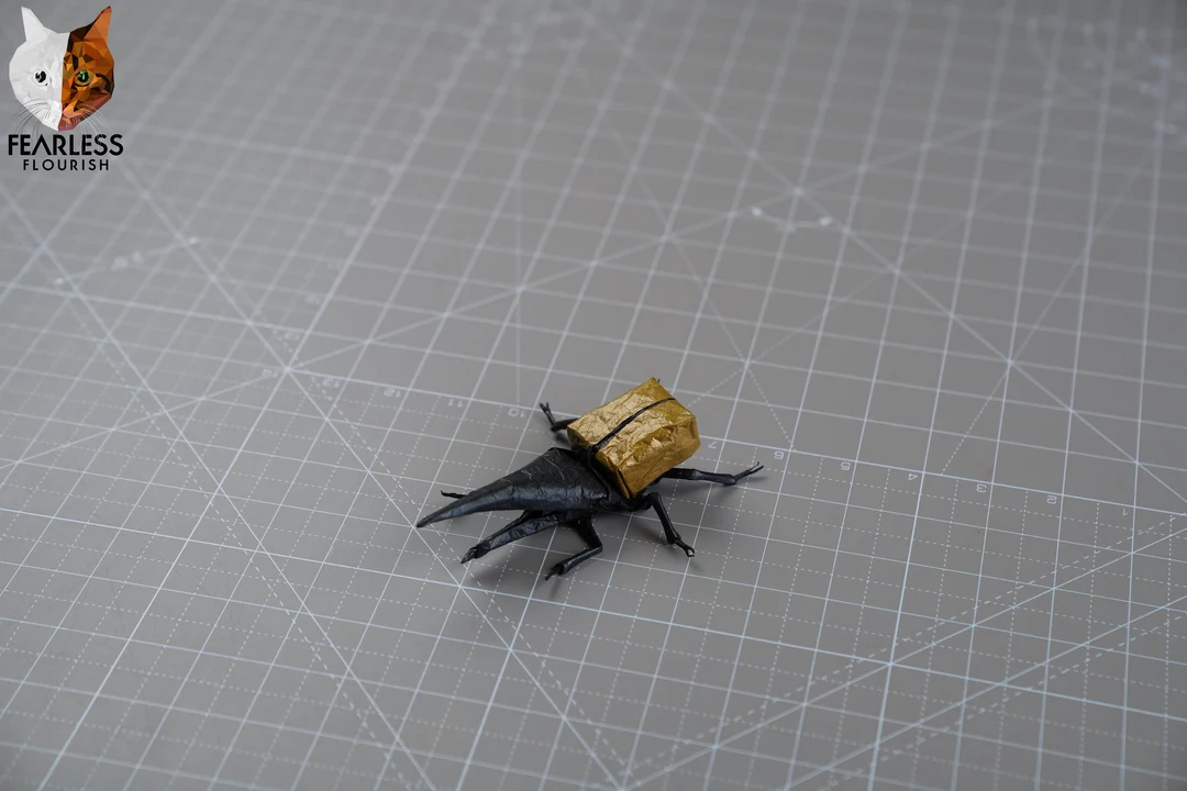 Hercules Beetle, Me, Origami, 2019 | Scrolller