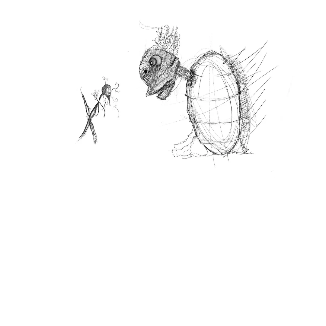 Curiosity, Me, Procreate, 2022 | Scrolller