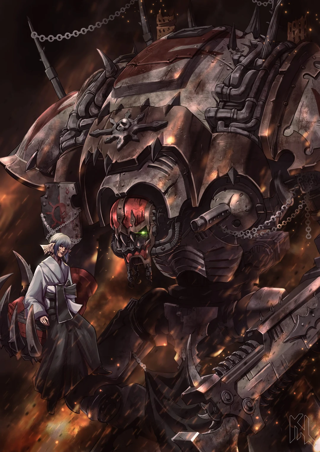 Chaos Knight x Au Ra by PoruKima | Scrolller