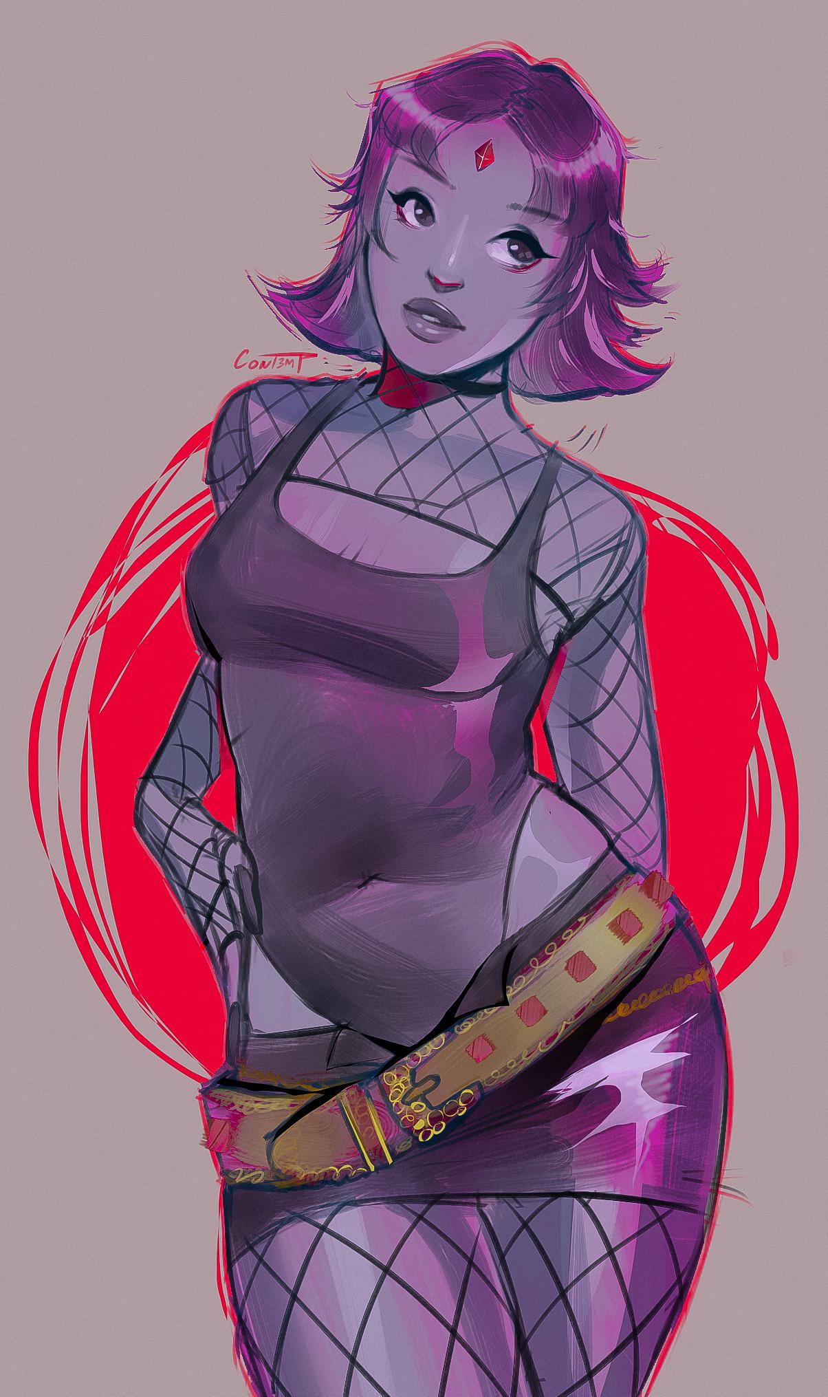 Y2k inspired raven fanart 💜 (oc) | Scrolller