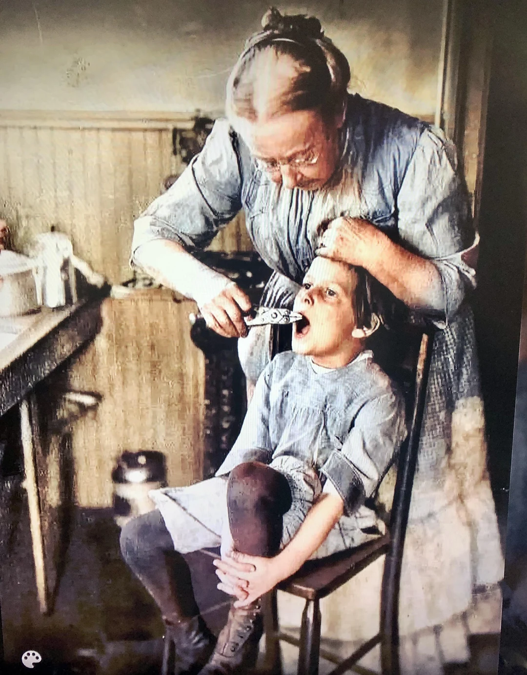 Sweet old grandma, colorized, circa 1920 | Scrolller