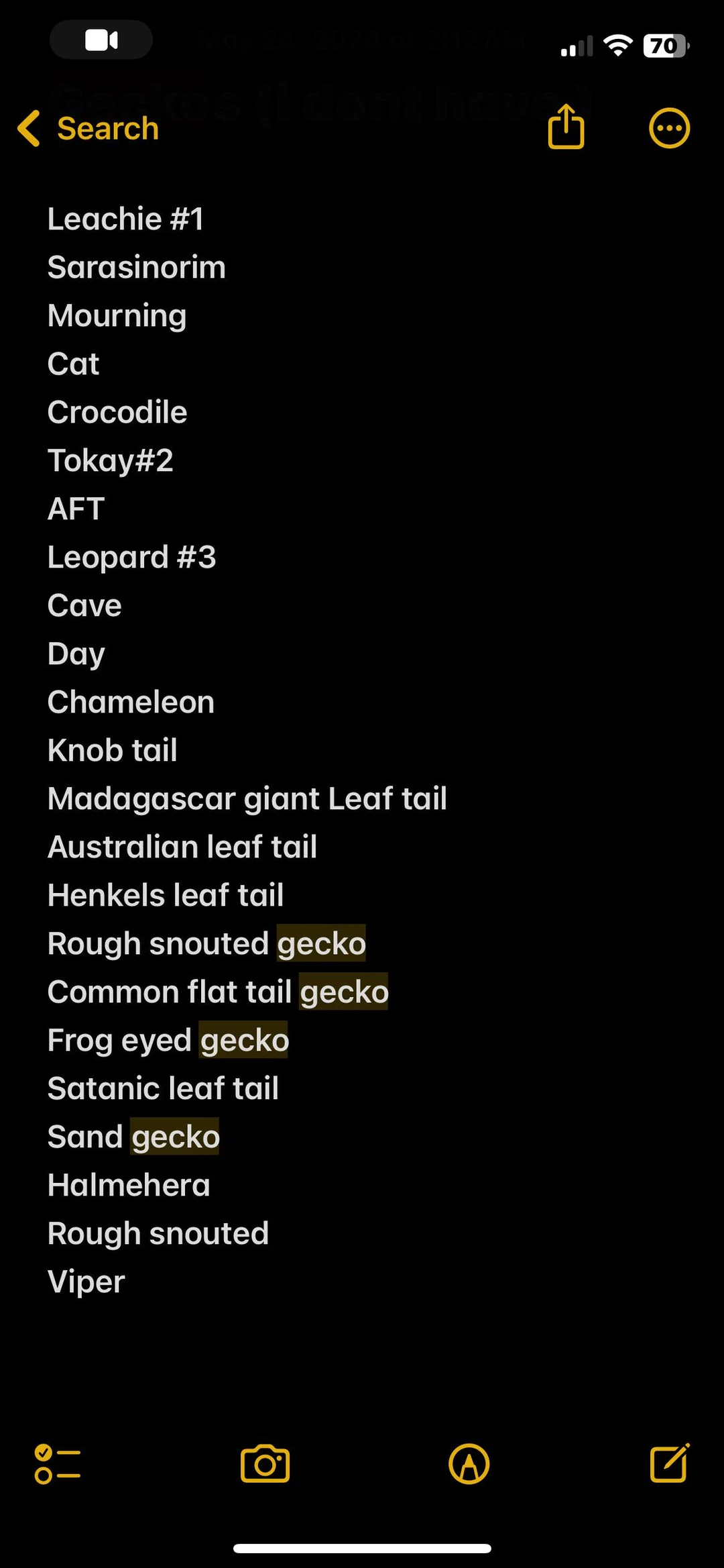 Gecko Species | Scrolller