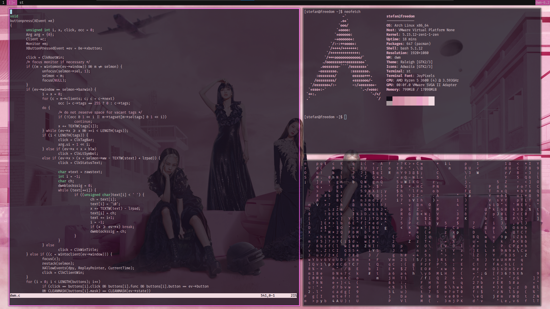 [DWM] How's my blackpink arch rice? | Scrolller