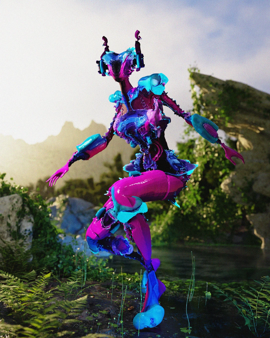 BREACH, me, 3D digital, 2022 | Scrolller