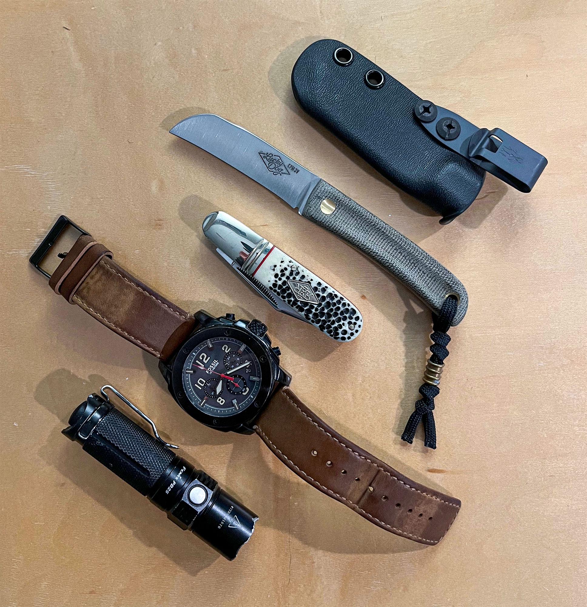 RR Slipjoint + Lucky Dog Fixed Blade Combo | Scrolller