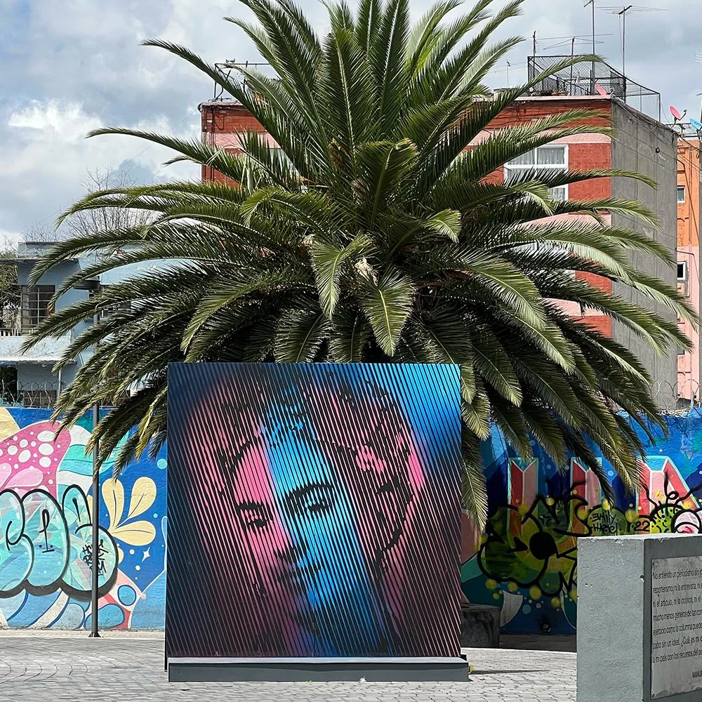 Mural interactivo 💖💙 Vayan a ver el proceso a Instagram. | Scrolller