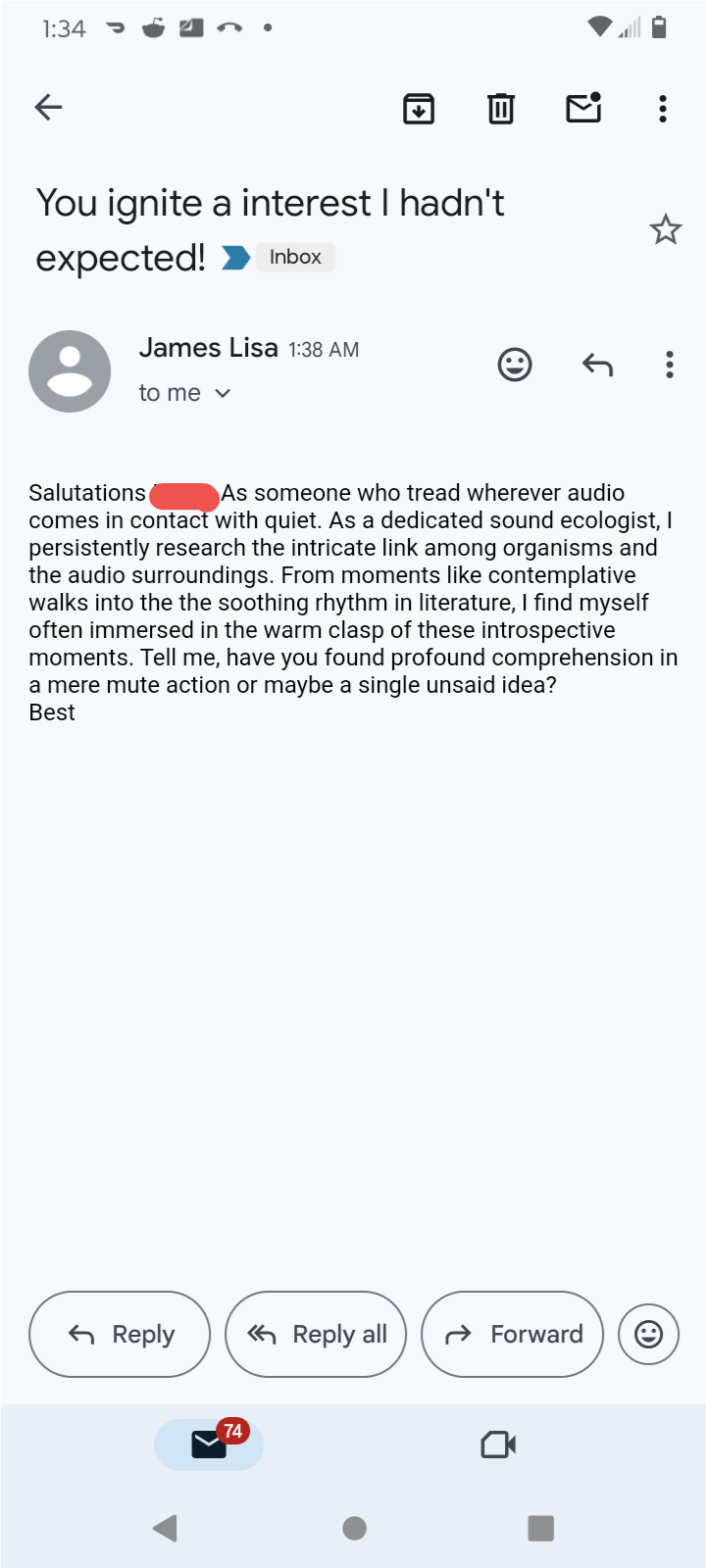 This email I got... ? | Scrolller