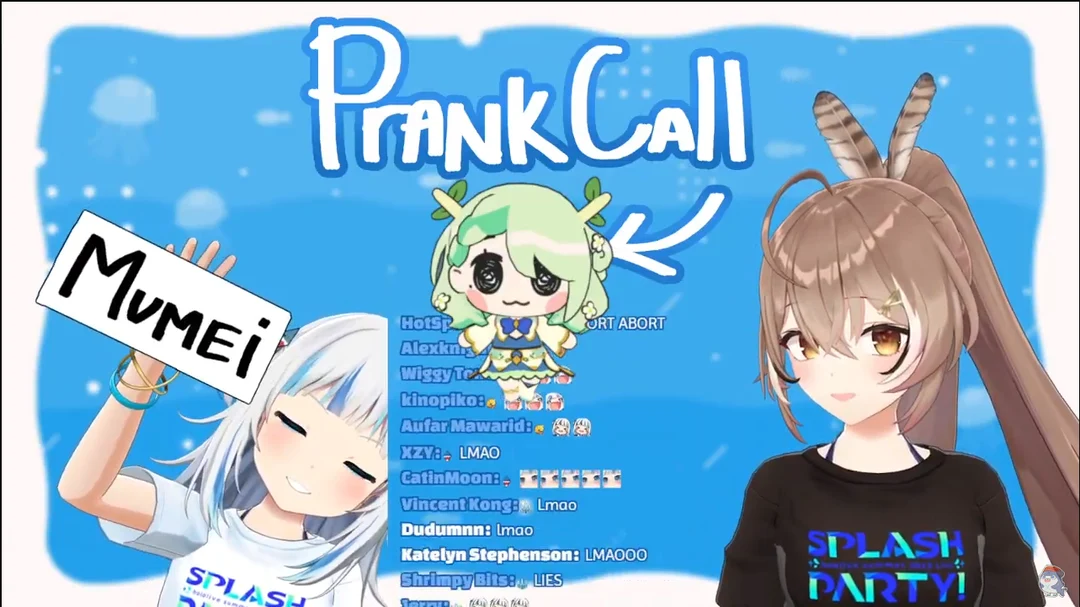 Fauna has joined in on Gura's + Mumei's stream! | Scrolller