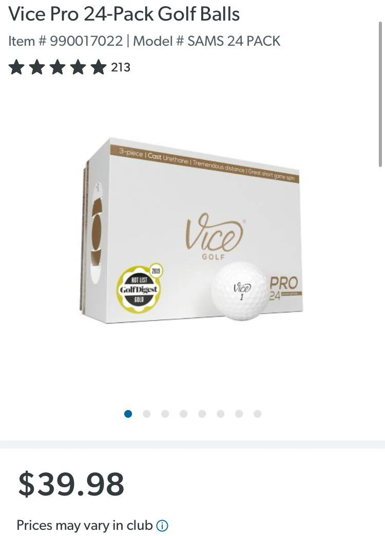 Vice Pro Golf Balls | Scrolller