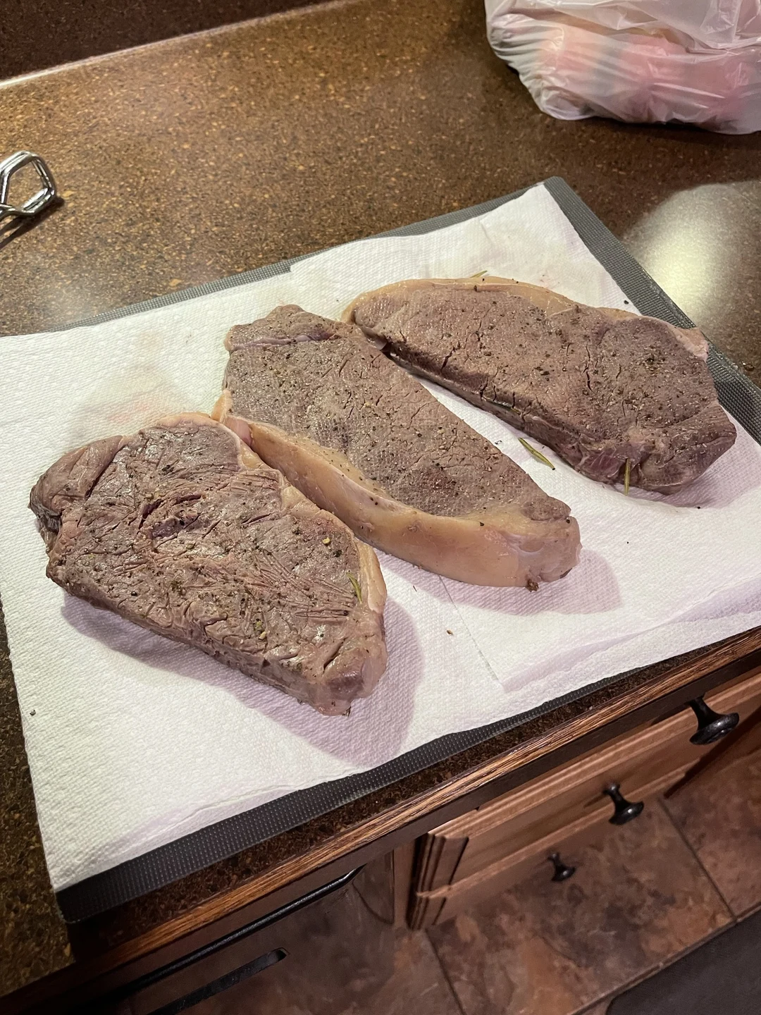 Costco prime NY Strip 129F/3hrs, chimney sear | Scrolller