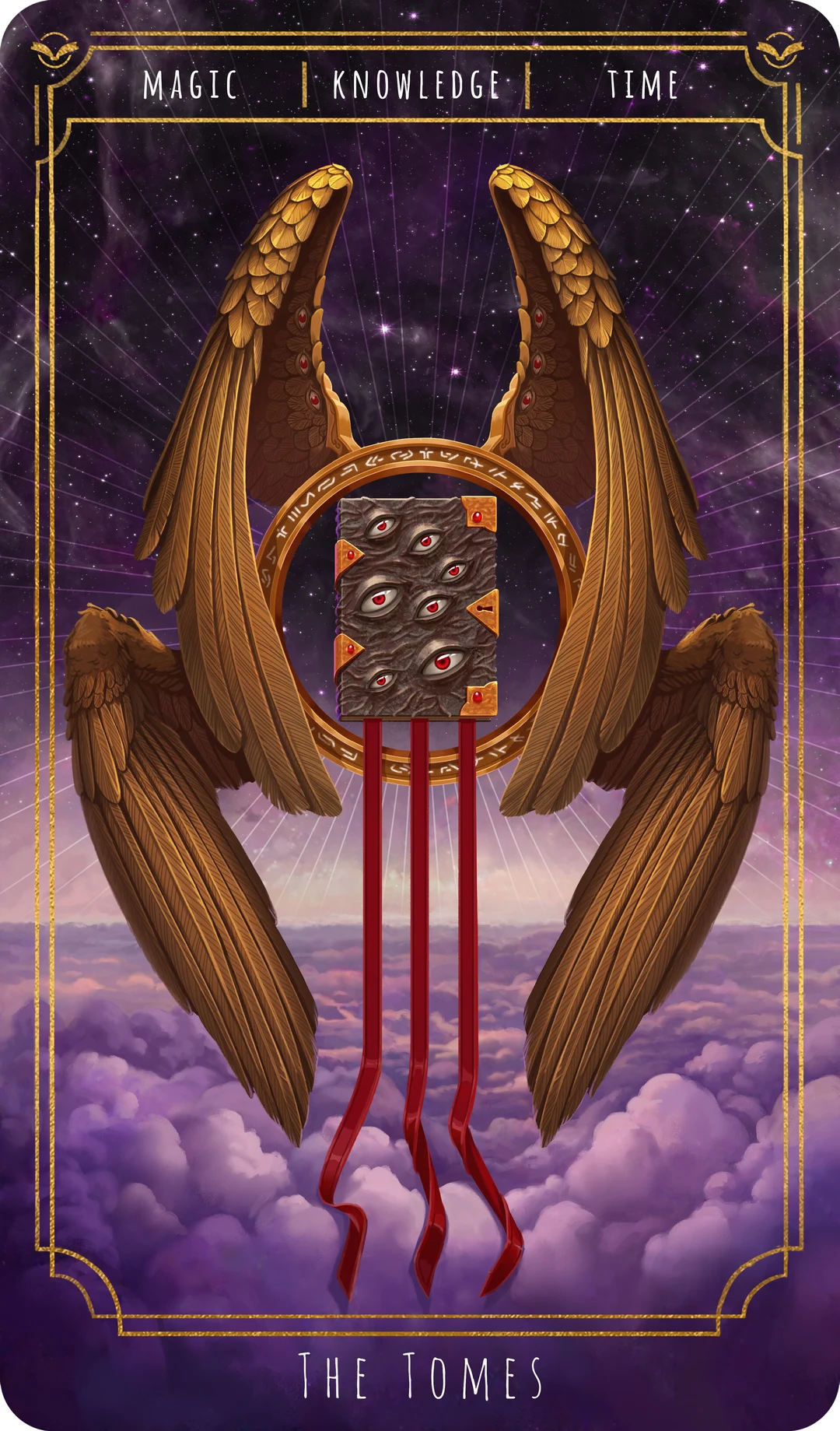 The Tomes - tarot card by Everton Zomer | Scrolller