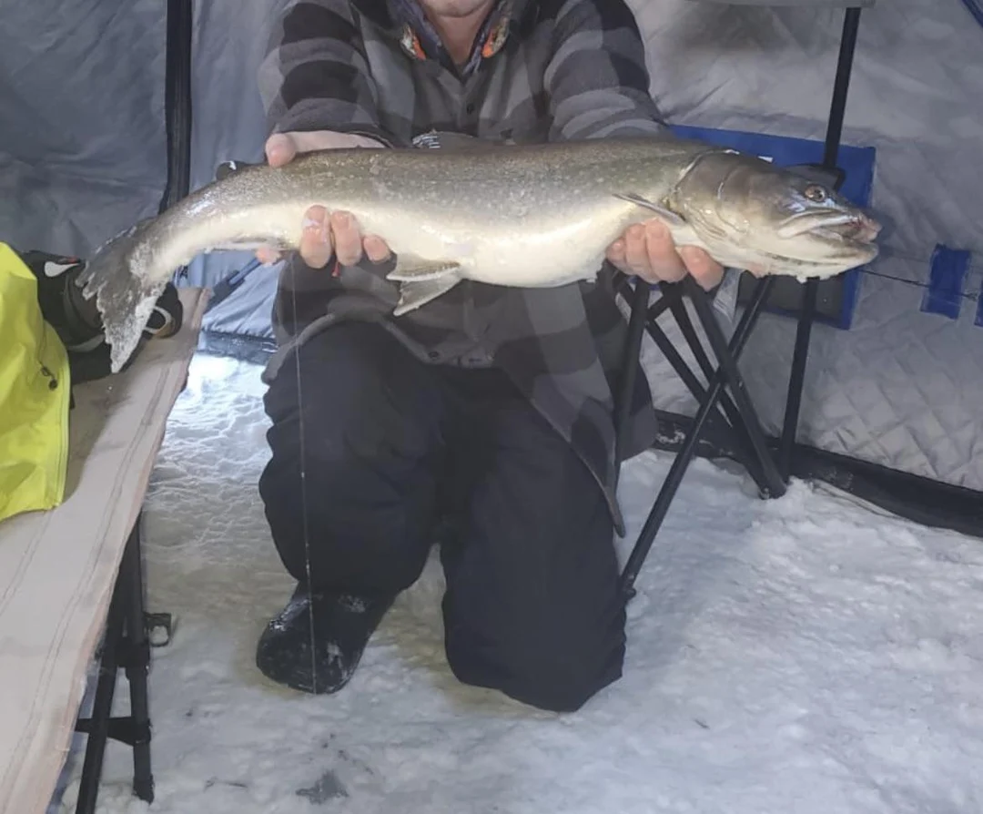 First Bull Trout Through the Ice | Scrolller