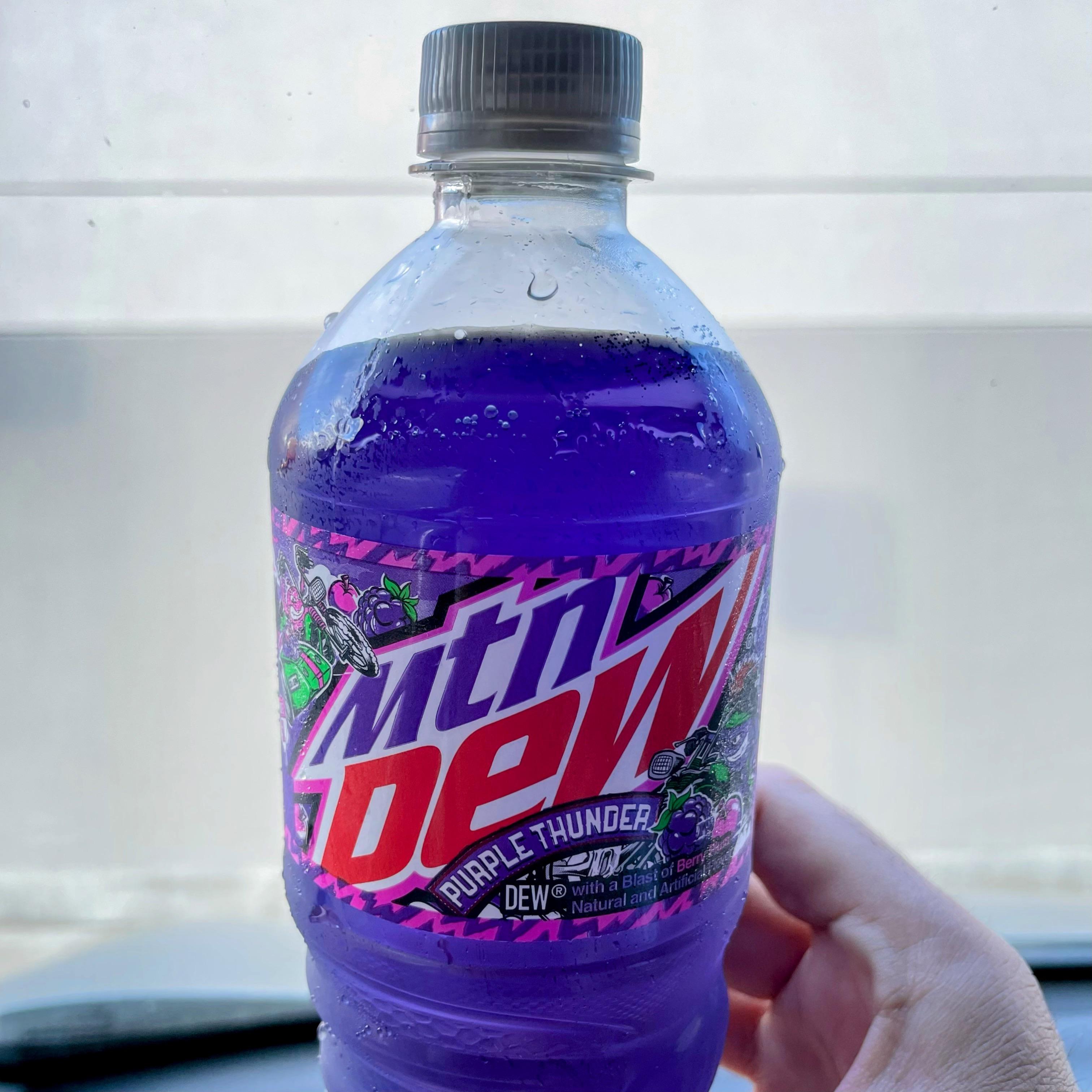 LIGHT THE BEAM! Special "Purple Thunder" Edition Mountain Dew Available Now! | Scrolller