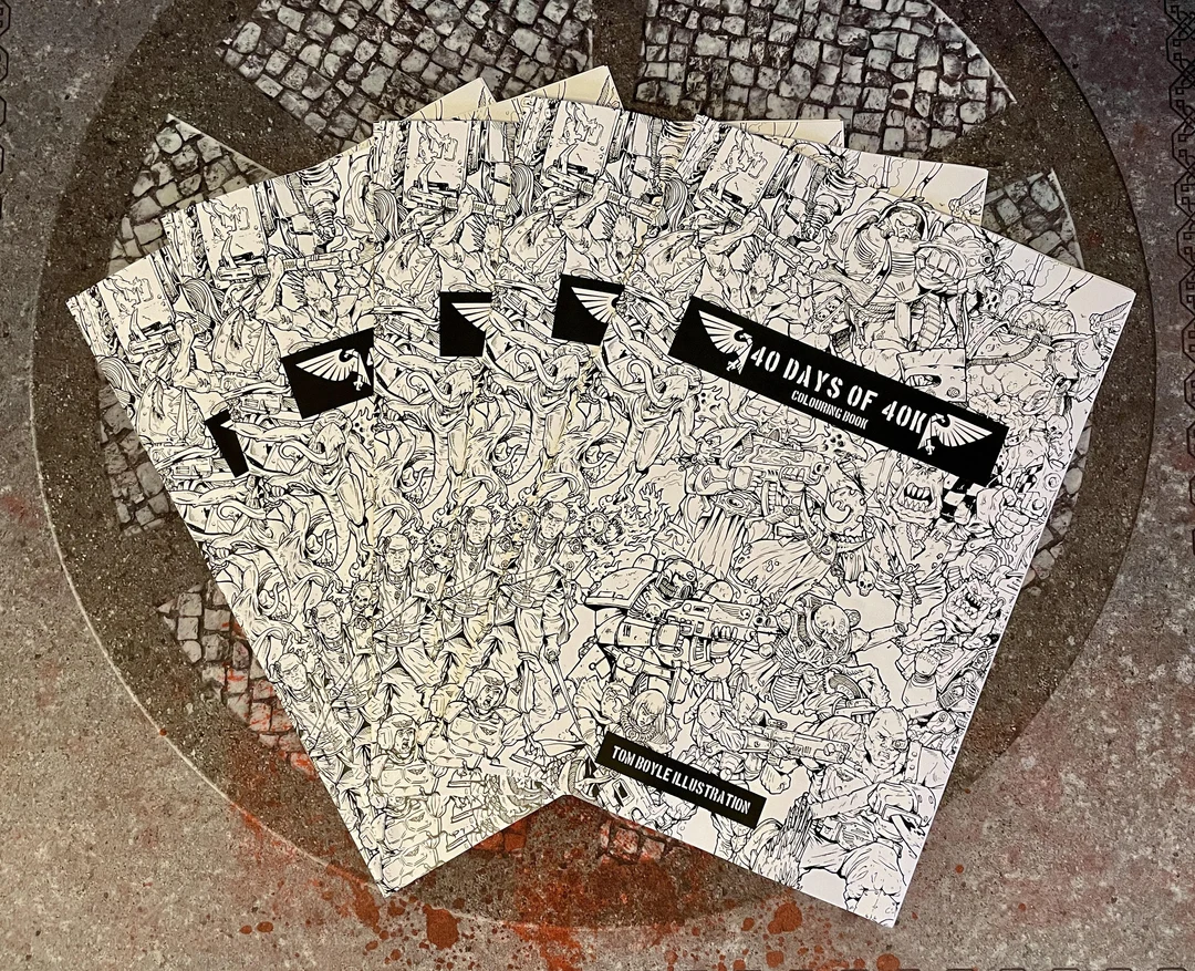 40 Days of 40k Colouring Book! | Scrolller