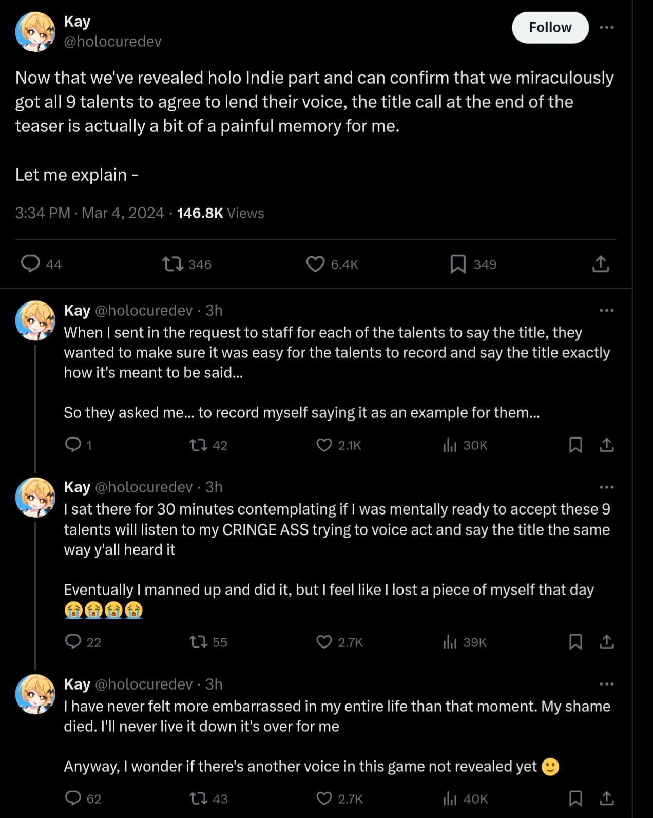 May we never forget what Kay Yu had to sacrifice to get Holo X Break rolling | Scrolller