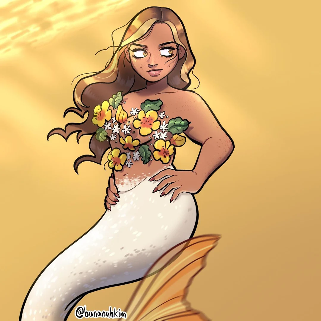 Mermay 2022 day 1: flowers | Scrolller