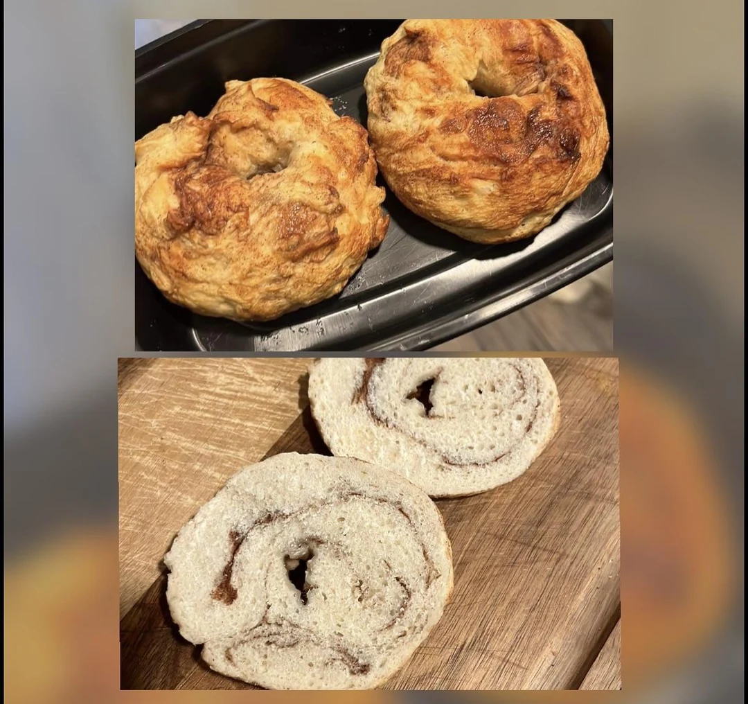 Second bagel attempt! Cinnamon and brown sugar | Scrolller
