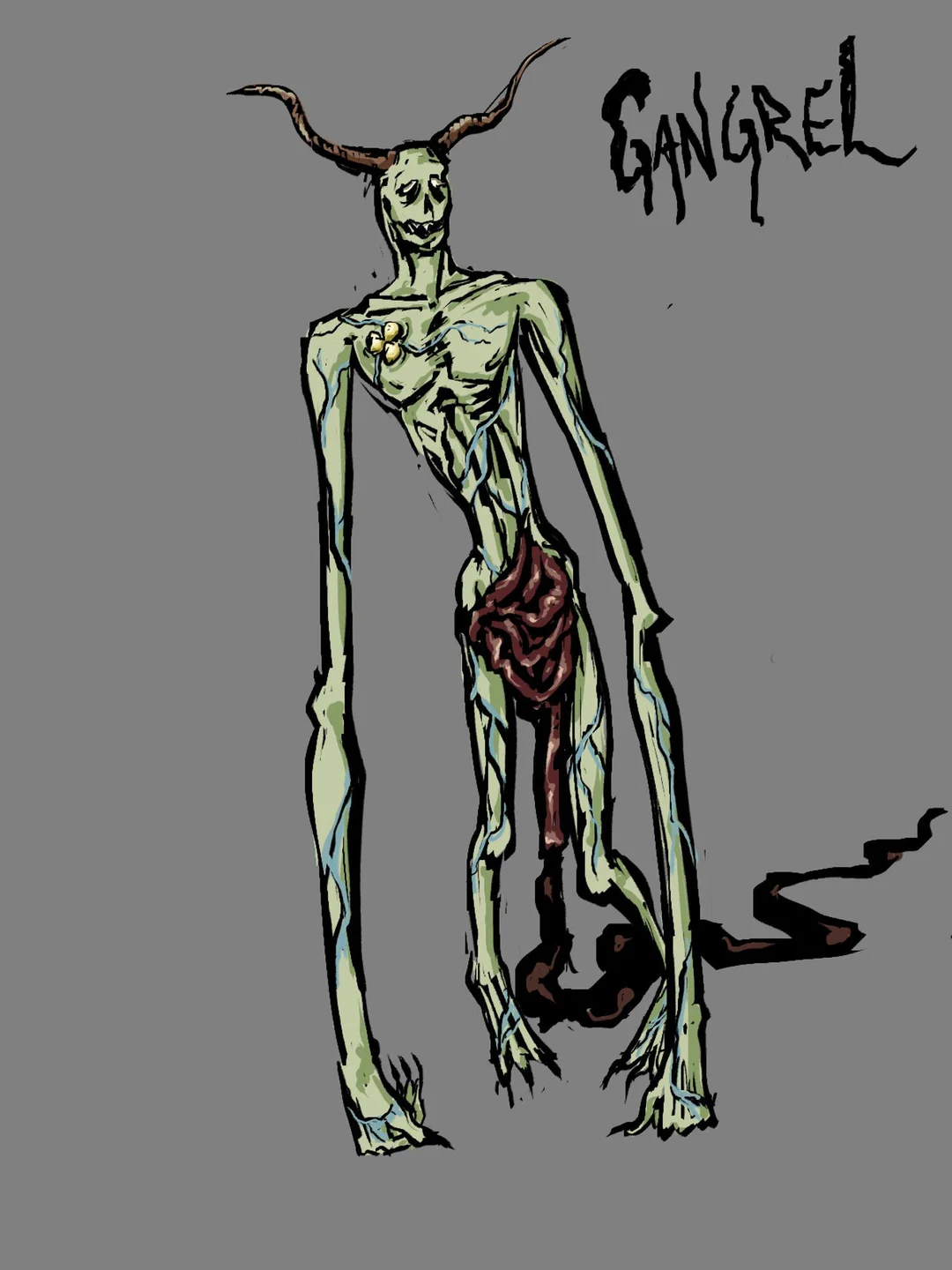 Read Dark Imperium recently, here's my take on Gangrel (nsfw- body horror) | Scrolller