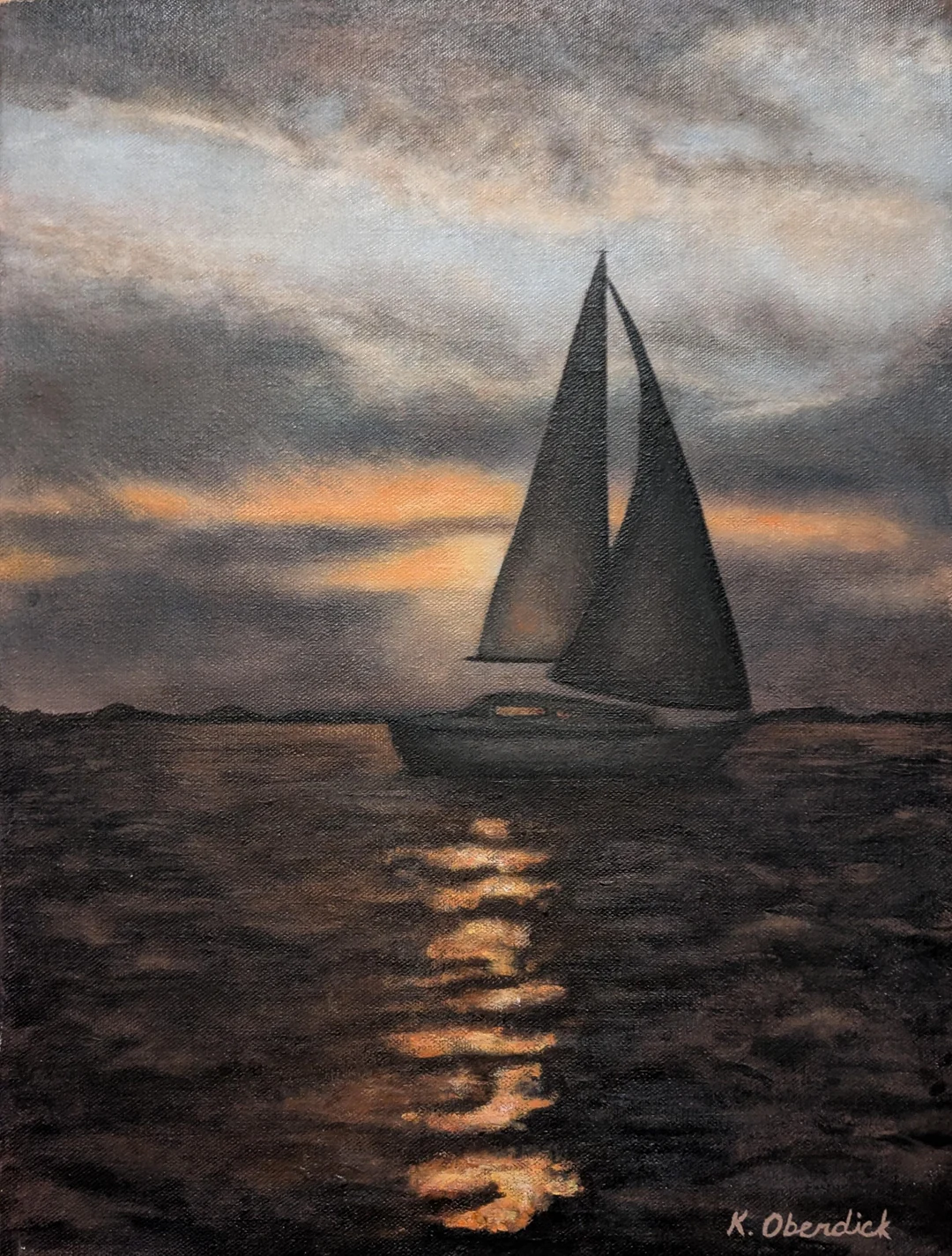 A painting my mother did 40 years ago. I figured it finally deserves some recognition | Scrolller