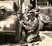 Princess Elizabeth changing a tire, March 1945 | Scrolller