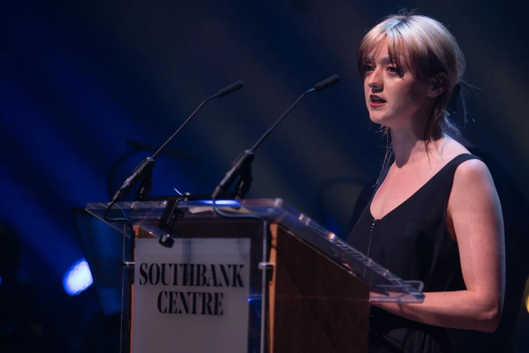 Reading at a recent charity event | Scrolller