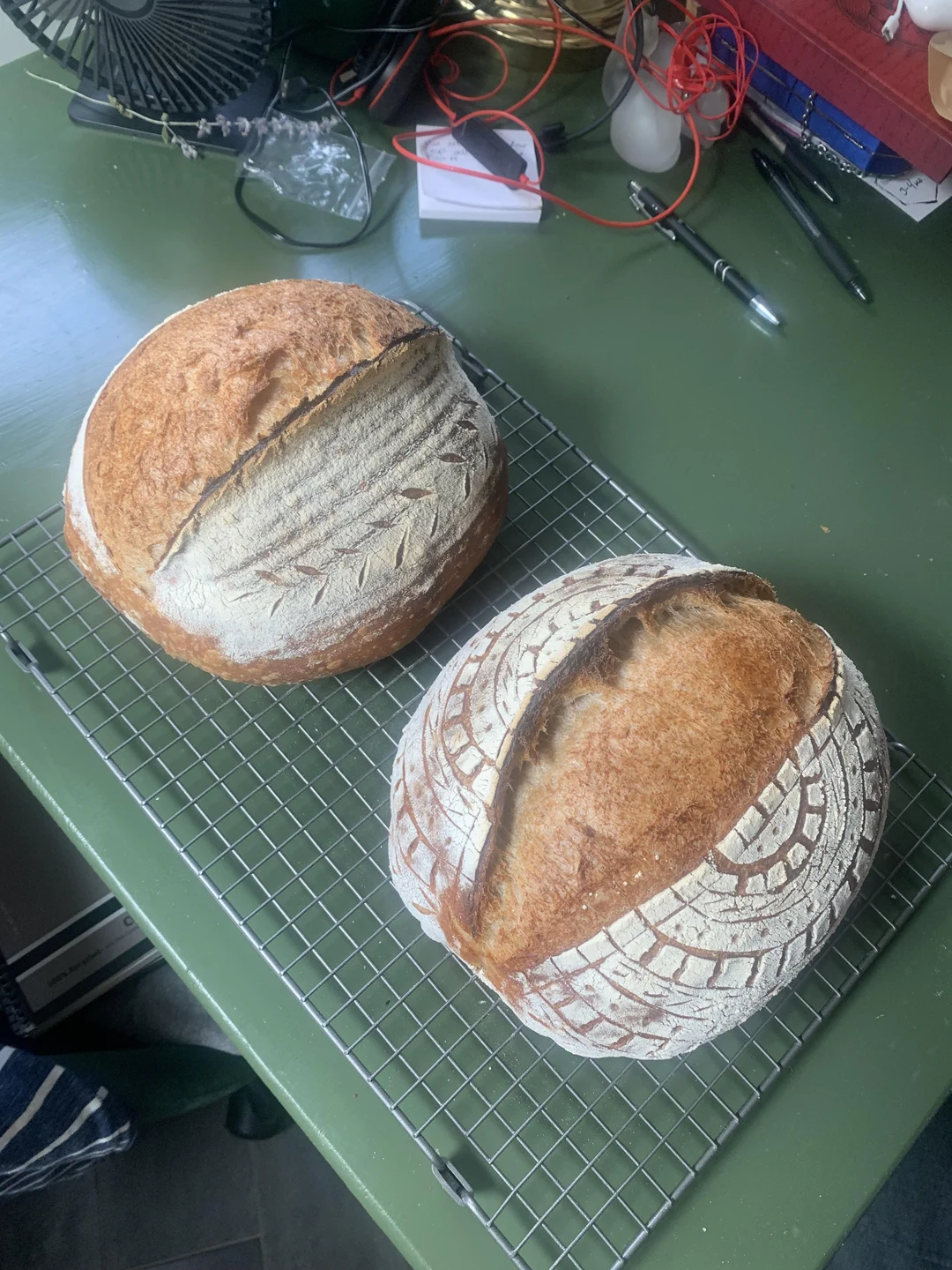 My loaves this morning! (70% White/20% Whole Wheat/10% Rye) | Scrolller