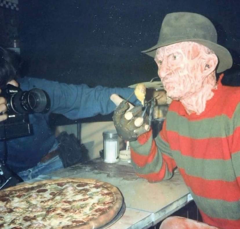Freddy Krueger on the set of “A Nightmare on Elm Street”, 1984 | Scrolller