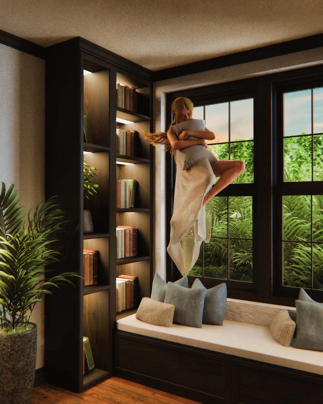 The Sleeper, peshonator, Digital, 2024. | Scrolller