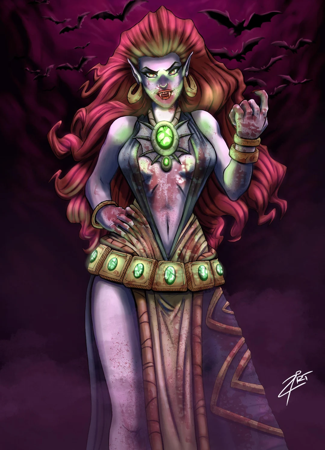 Vampire i made for a Magic’ token card! | Scrolller