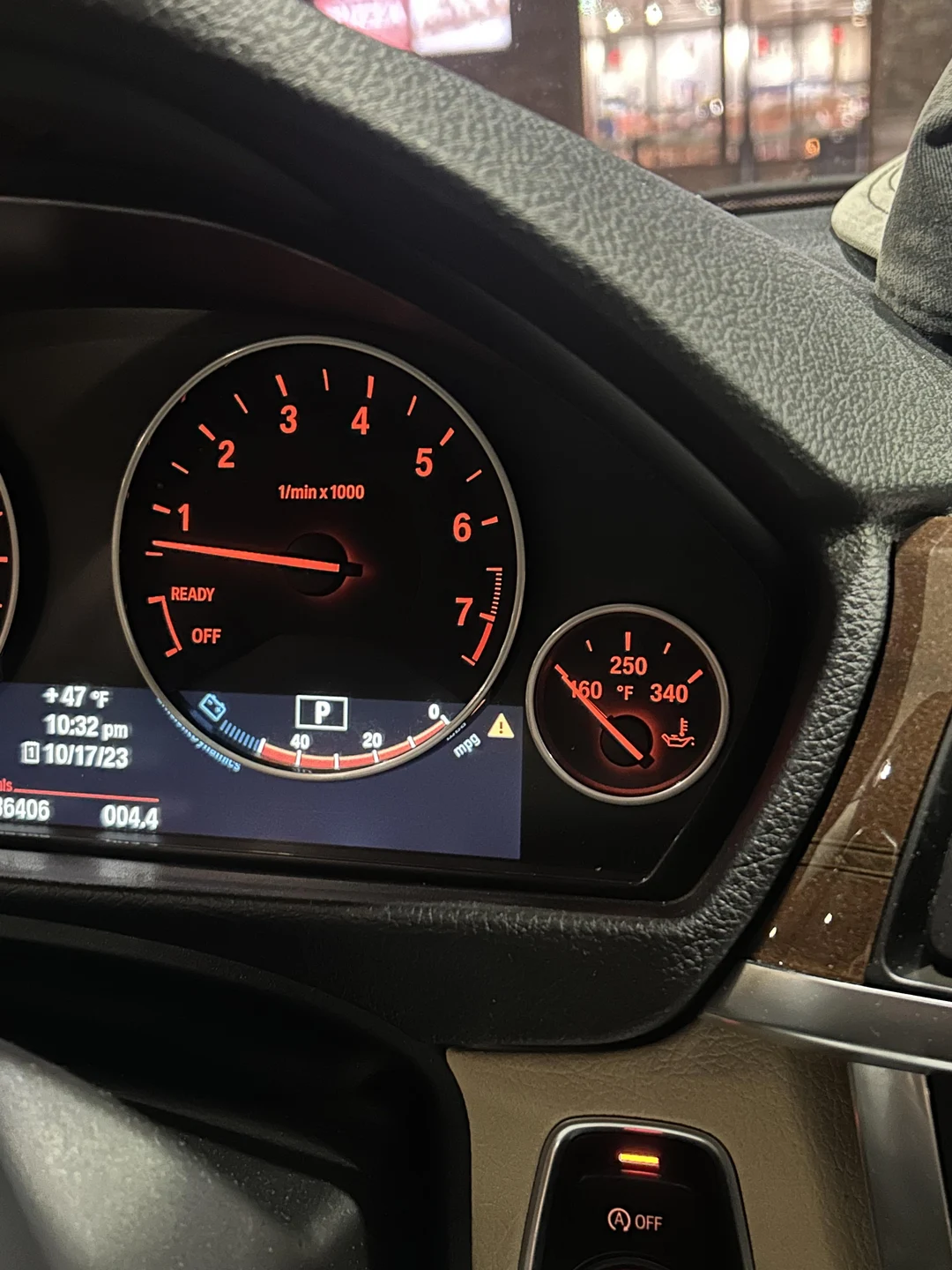 Bmw F30 oil temp won’t move. | Scrolller