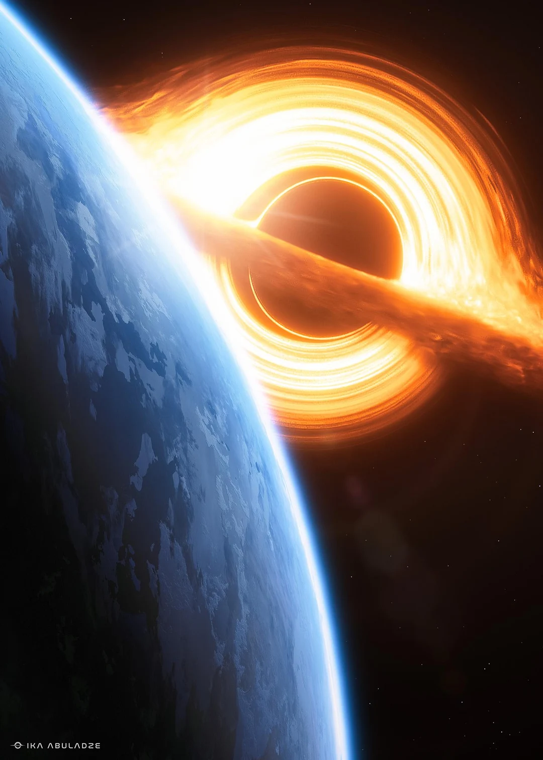 Attempted to make a shot of the Mann's planet from movie Interstellar | Scrolller