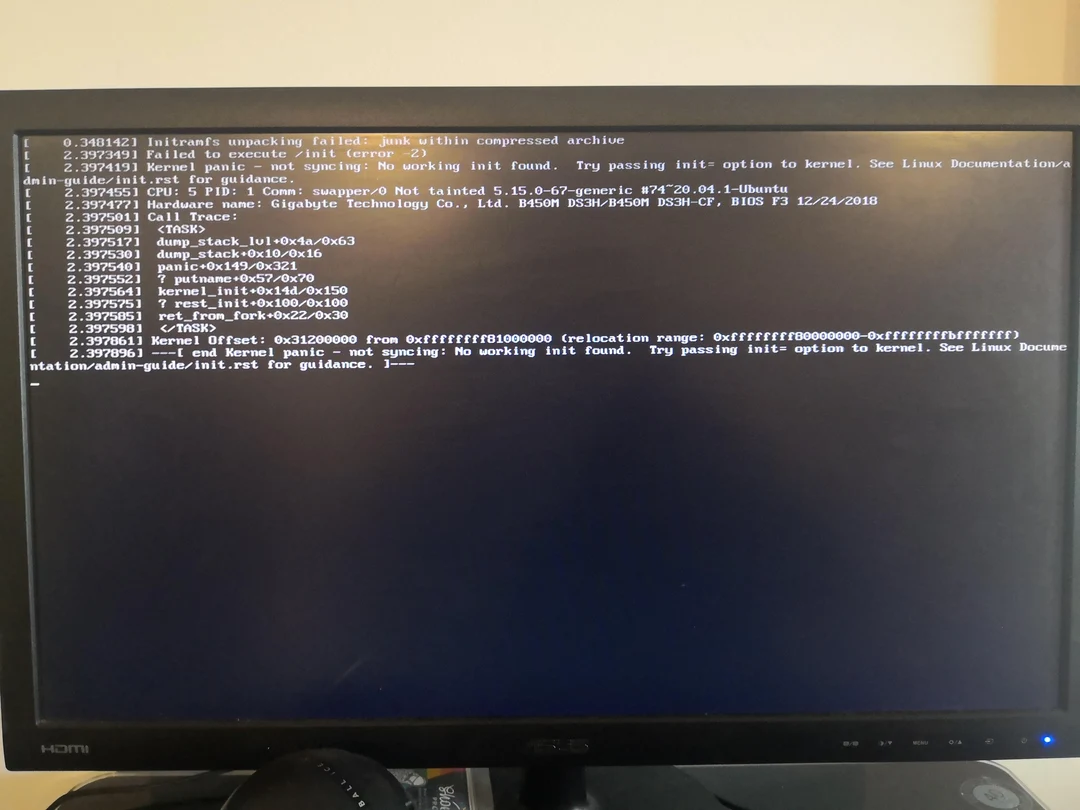 Im trying to install ubuntu from a bootable usb device but i always get this screen. Help? Also ...