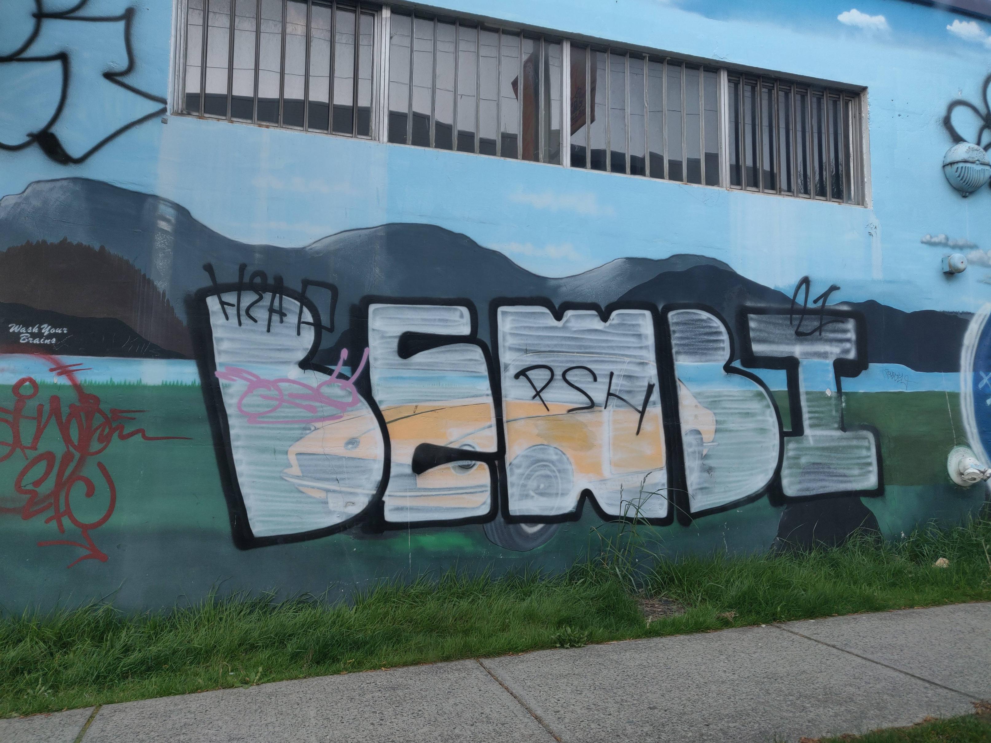 Covering real art with trash | Scrolller