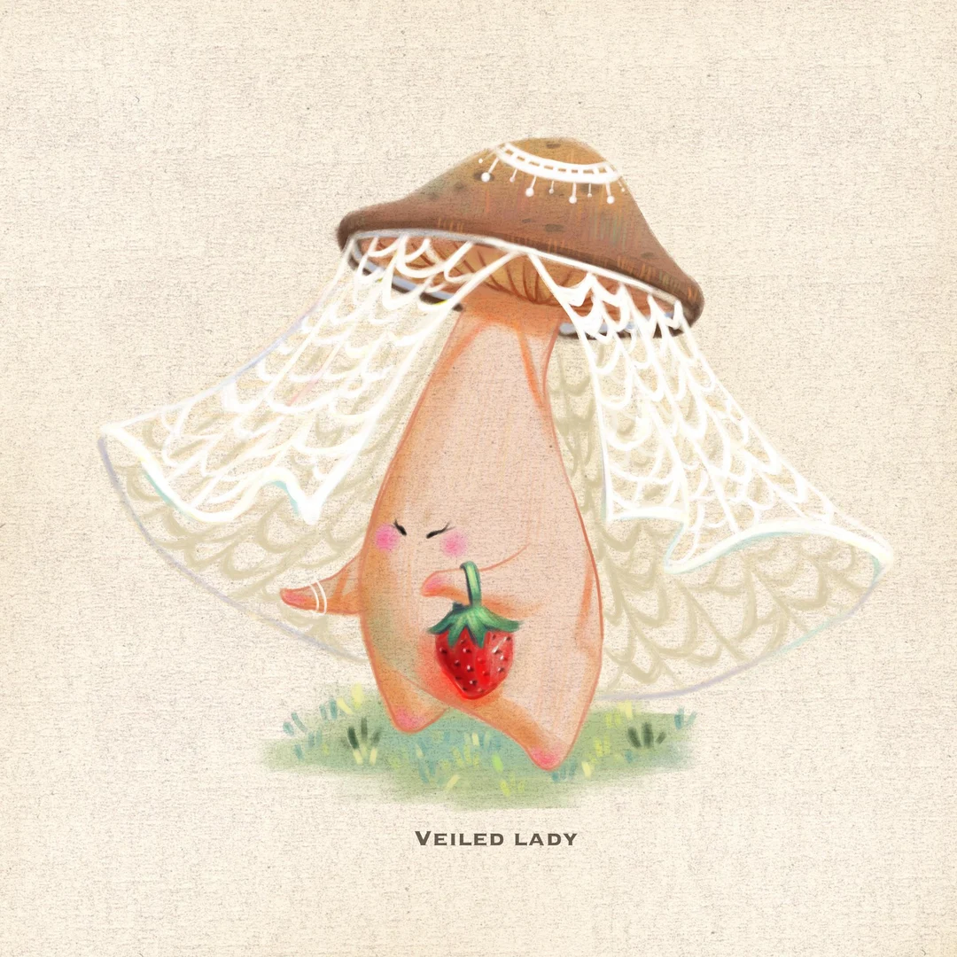 Veiled Lady, me, Procreate, 2022 | Scrolller