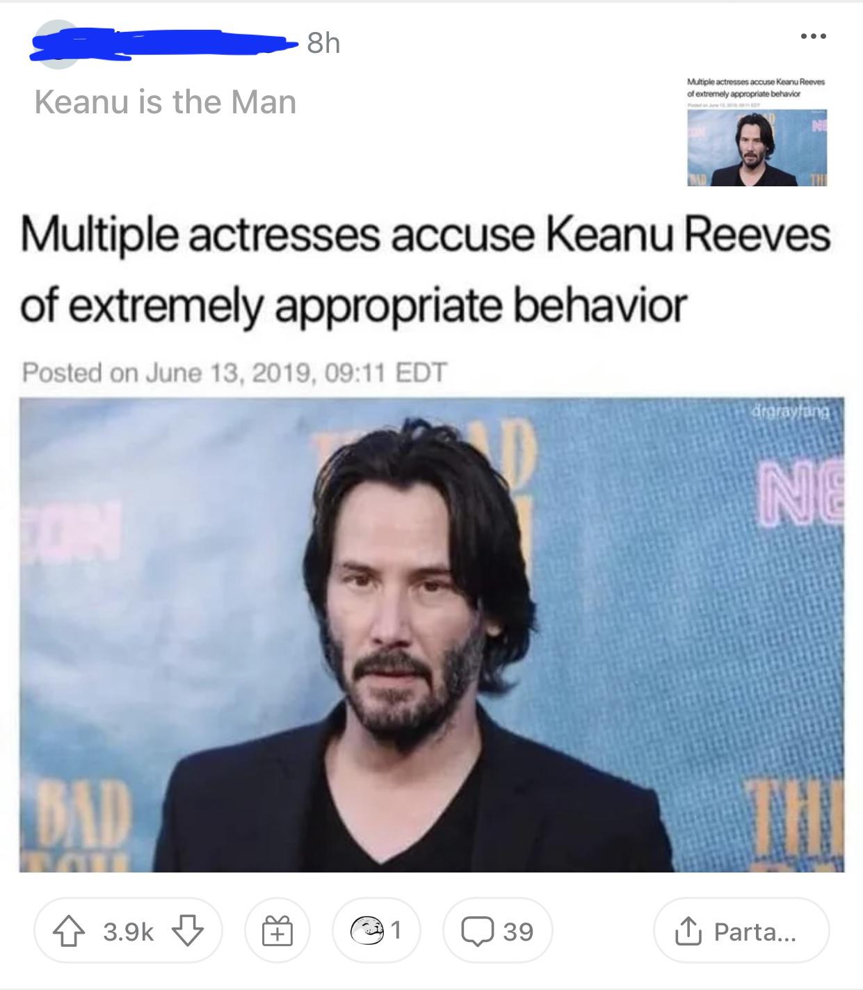 Keanu Chungus Wholesome 100 | Scrolller