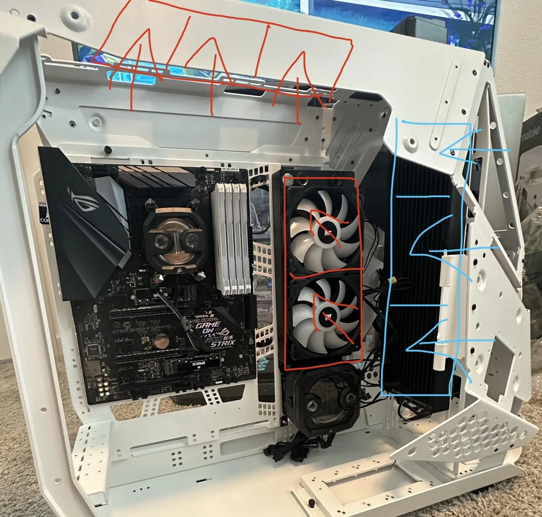 How bad/good would this radiator setup be? | Scrolller