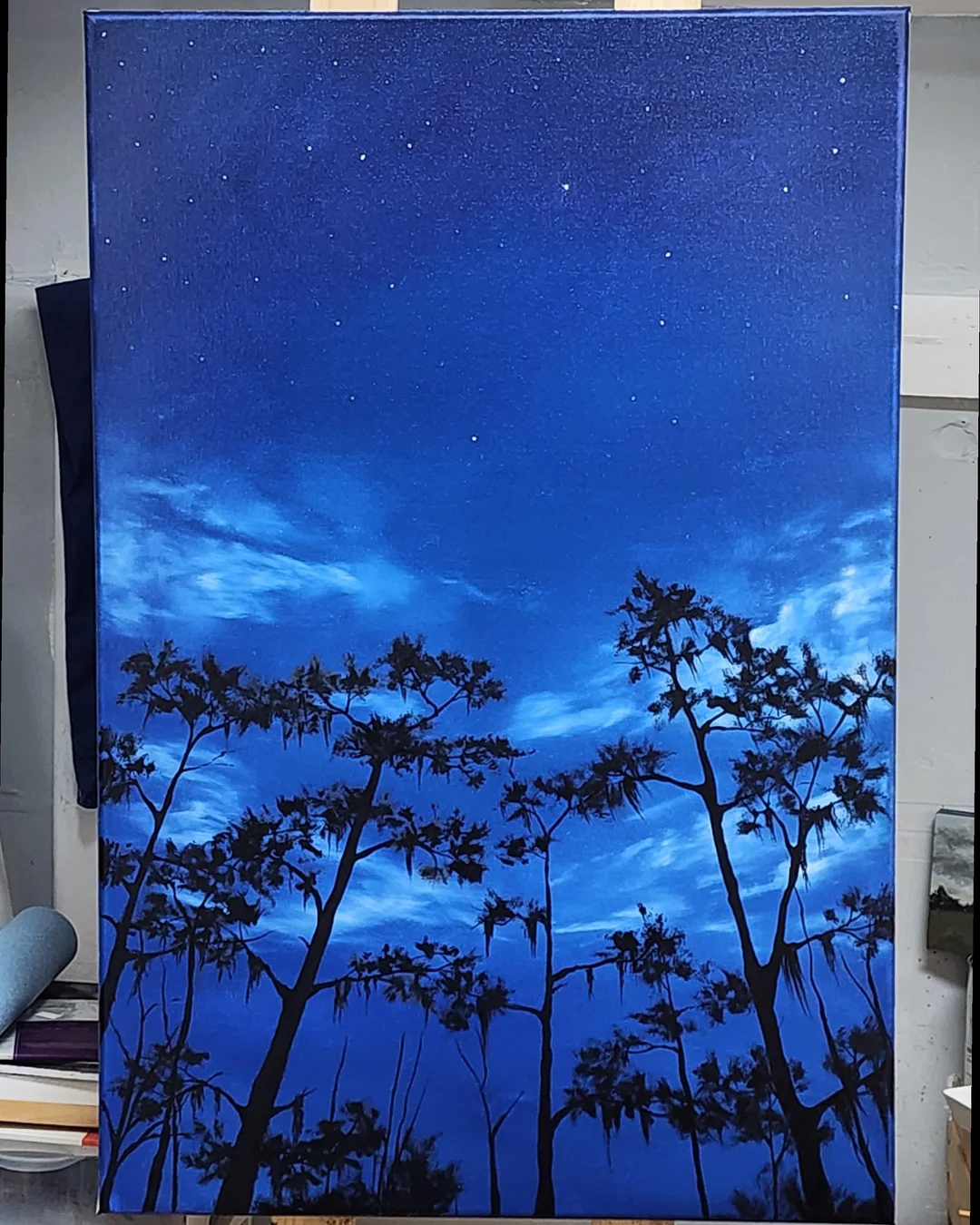 Gazing up, Me, Oil on Canvas, 2023 | Scrolller