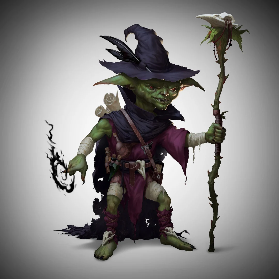 Goblin Wizard by Adrien Gonzalez | Scrolller