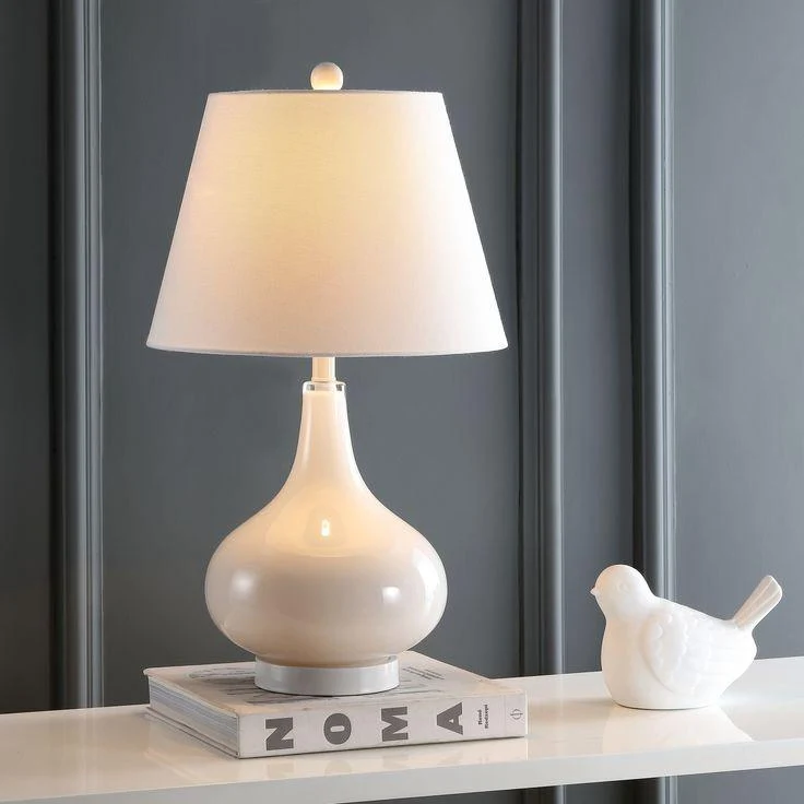 White Table Lamp | Scrolller