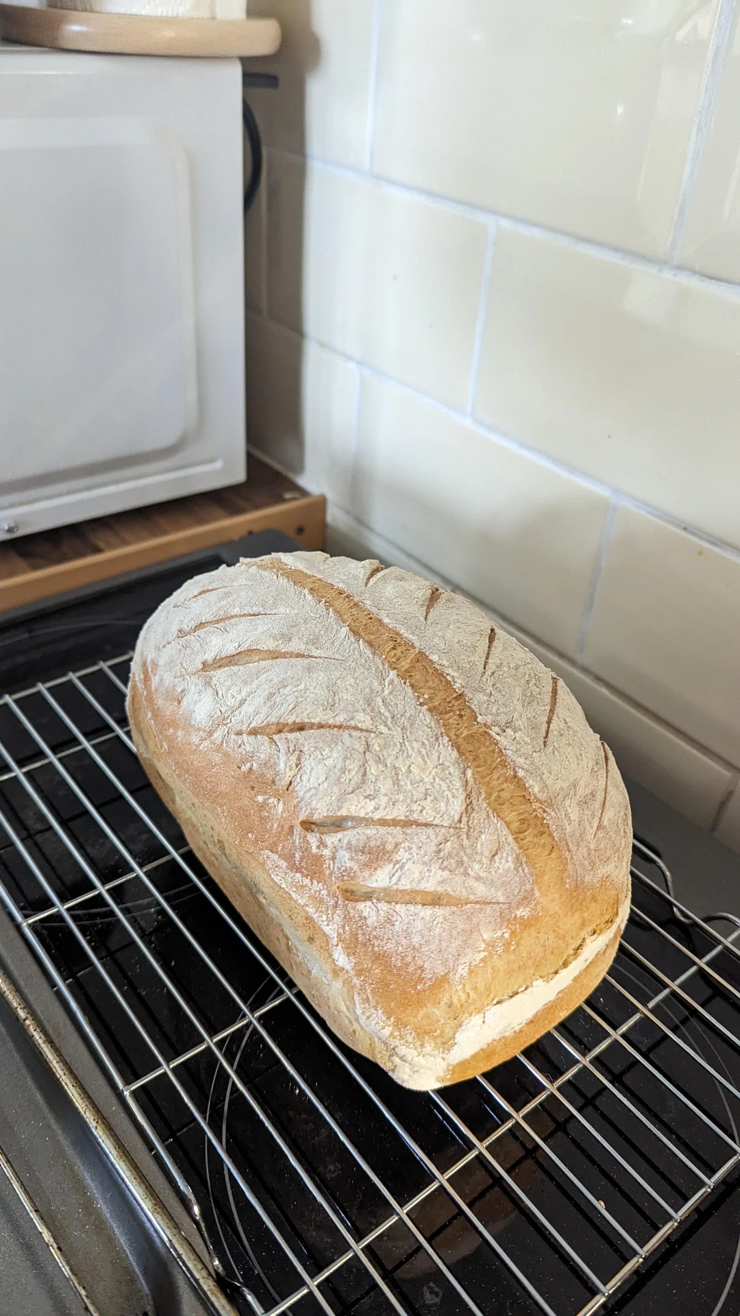 Second ever attempt at making bread. Proud of my white loaf! | Scrolller