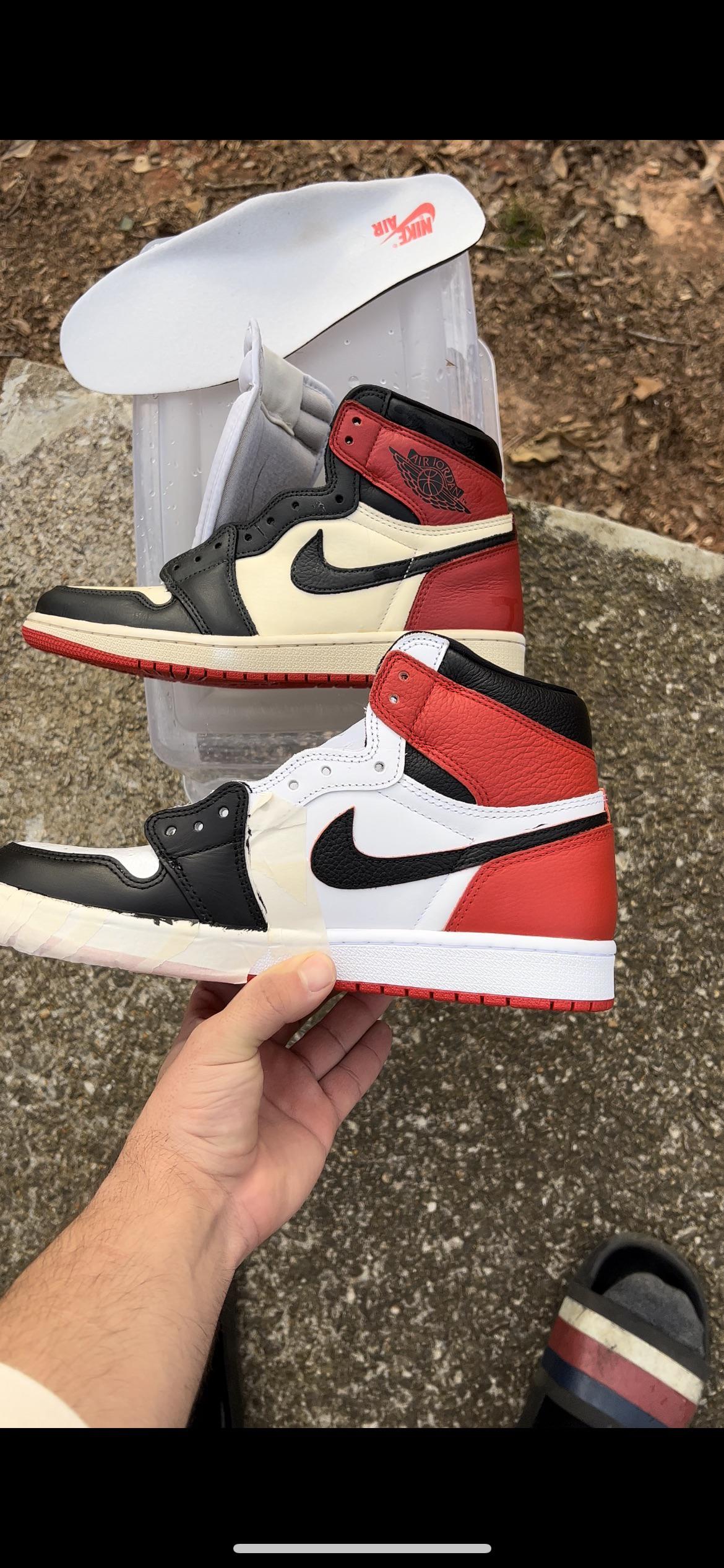 Decided to age the black toe custom using the coffee method | Scrolller