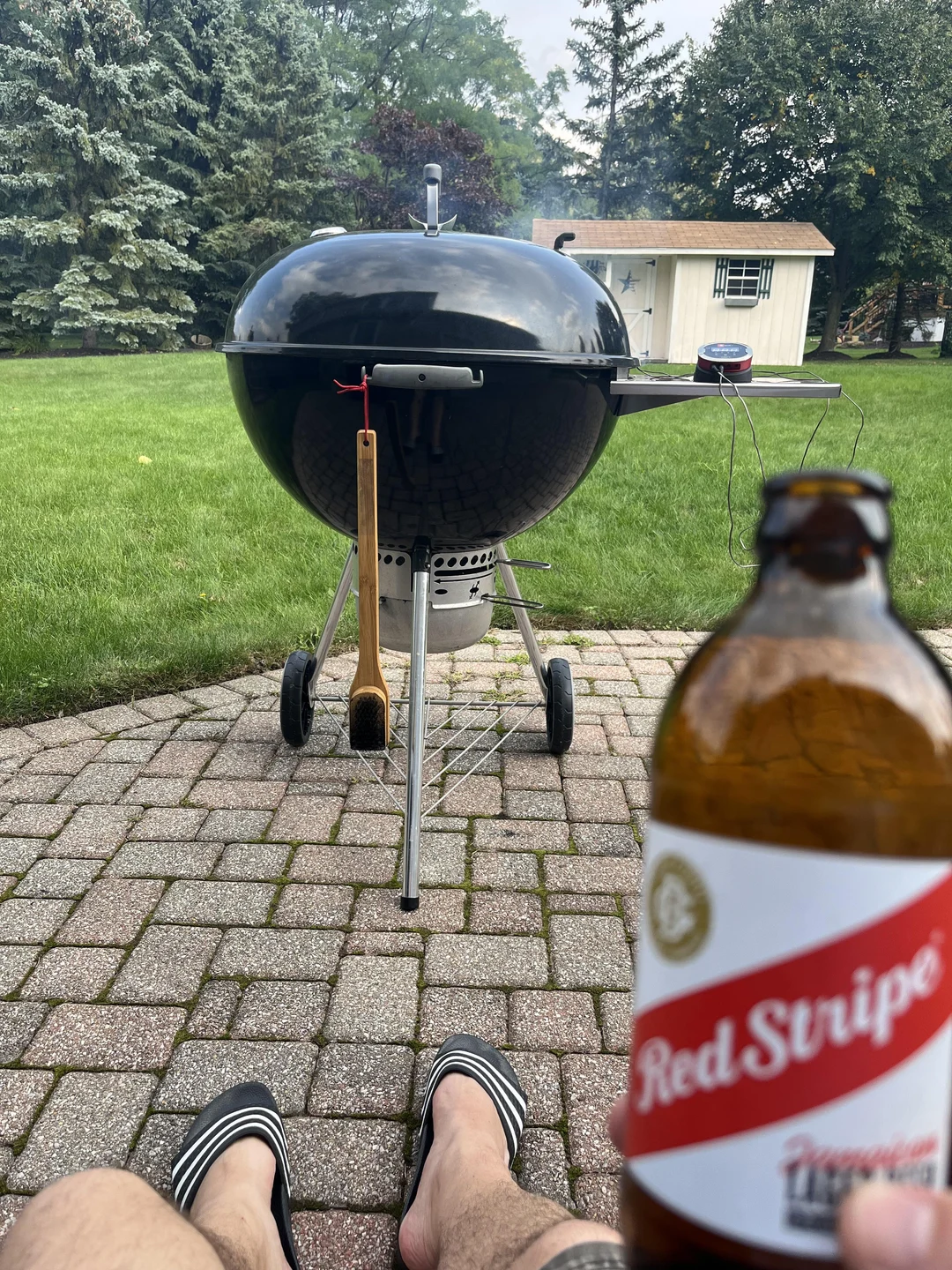 “Watching the grill” aka alone time while drinking beer | Scrolller