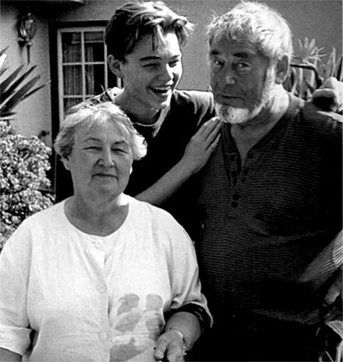 Leonardo DiCaprio with his grandparents, 1994 | Scrolller