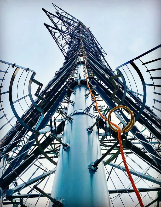 a brand new high voltage tower. | Scrolller