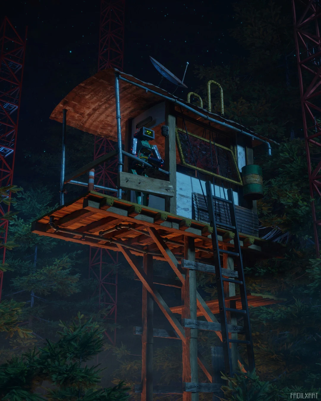 Outpost, Artwork by me (fadilxart), blender 3d | Scrolller