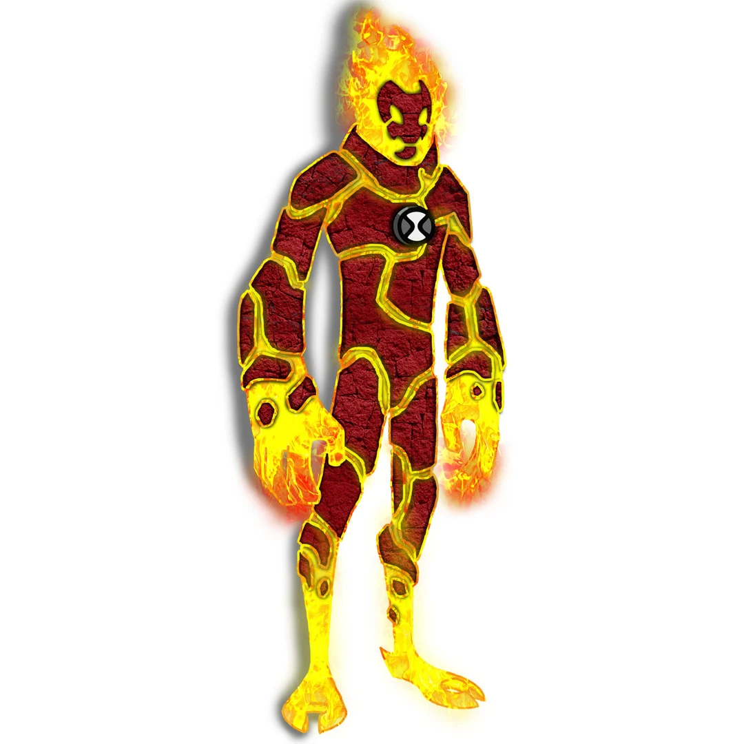 Tried Making A Realistic Heatblast | Scrolller