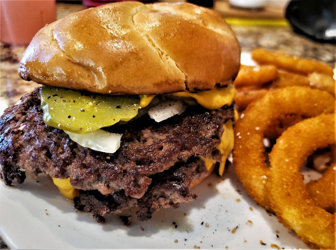 Double Cheese - Pickle, Onion, Mustard | Scrolller