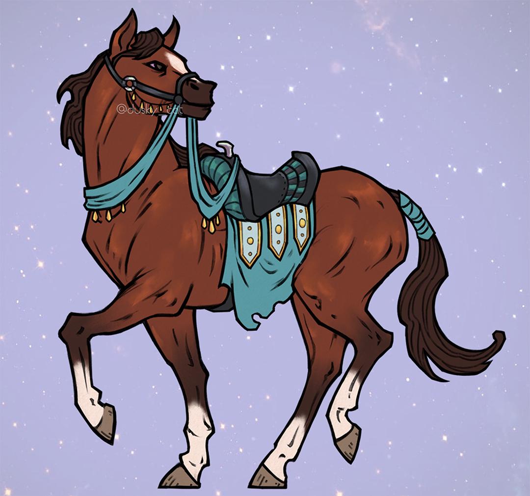 [ART][OC] Moody Riding Horse | Scrolller