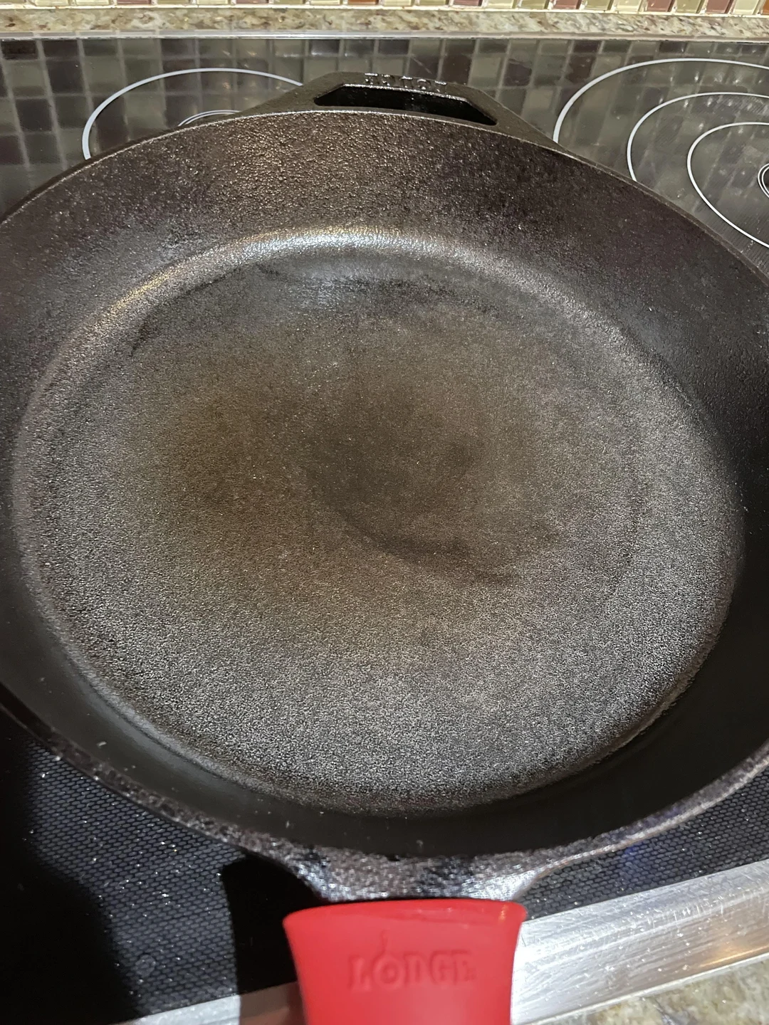 First time seasoning a cast iron. How does it look? | Scrolller